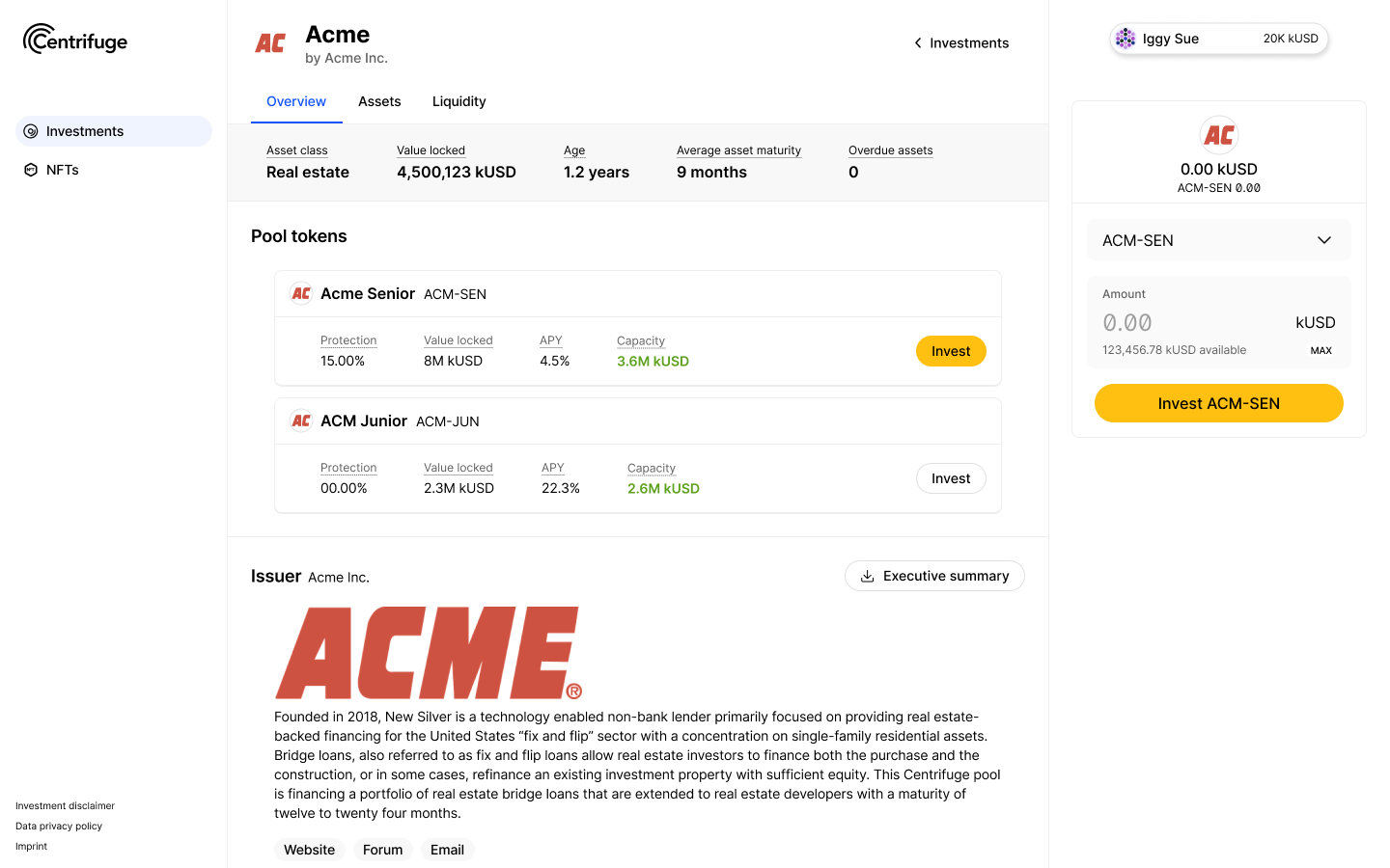 Nico Dreher x Centrifuge App