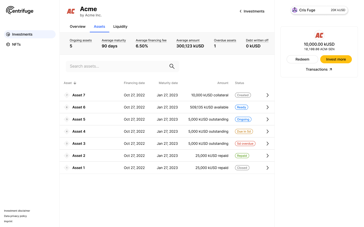Nico Dreher x Centrifuge App
